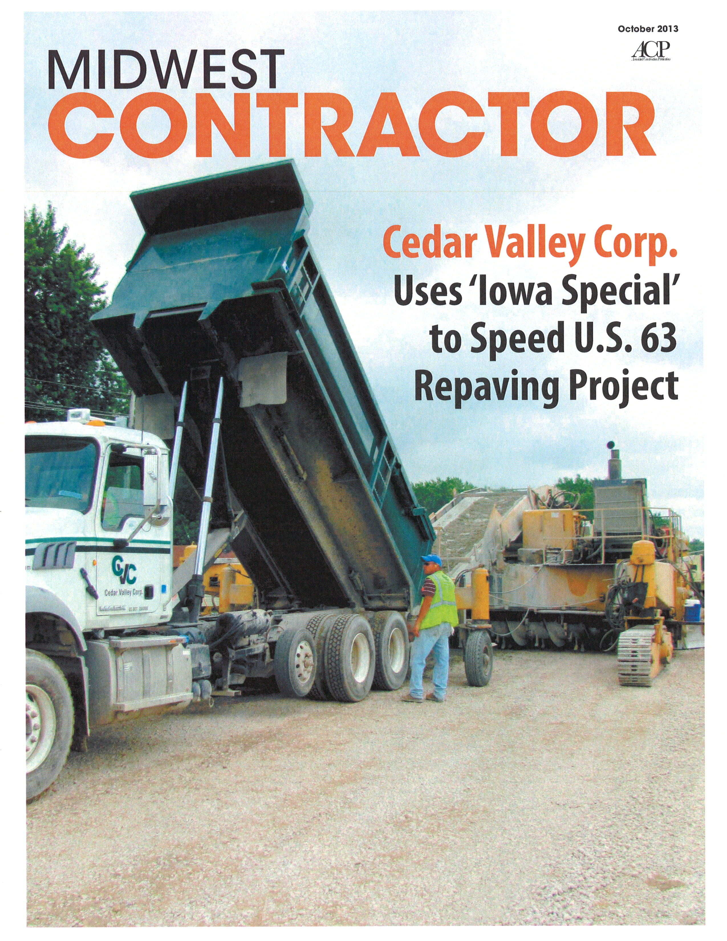 Midwest Contractor Magazine Feature - Cedar Valley Corp